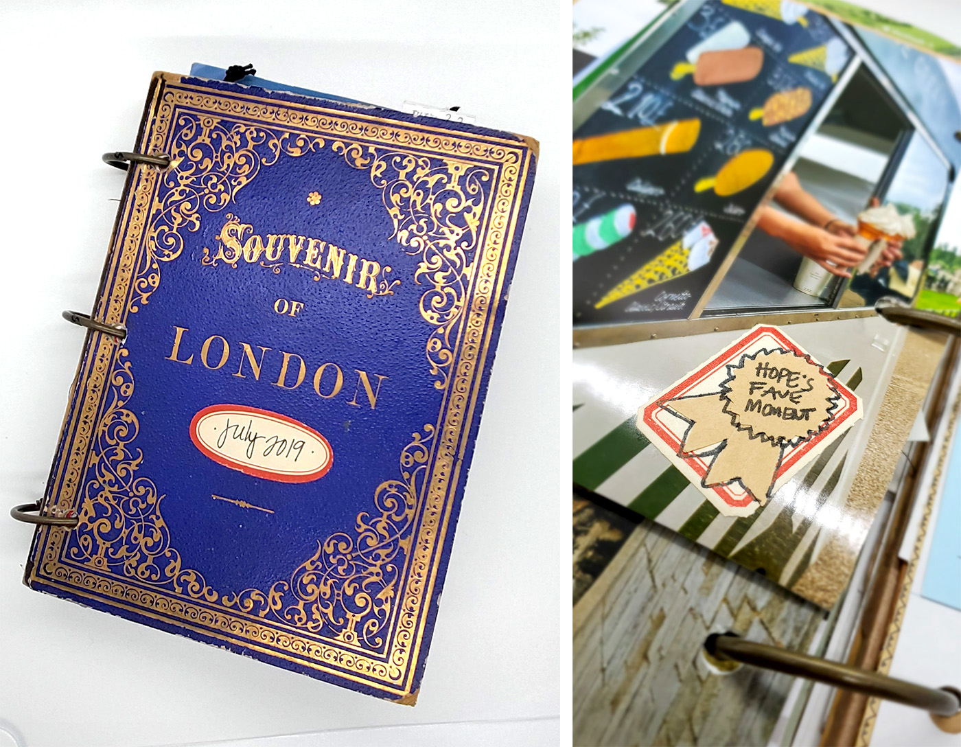 FAVORITE ART JOURNAL SPREADS: TRAVEL SOUVENIR – the soul of hope