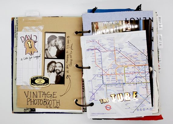 FAVORITE ART JOURNAL SPREADS: TRAVEL SOUVENIR – the soul of hope