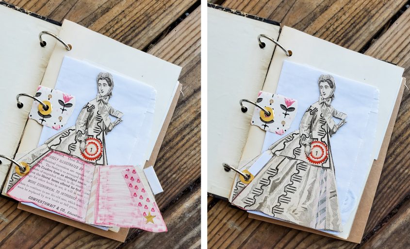 FAVORITE ART JOURNAL SPREADS: RINGED JOURNALS – the soul of hope