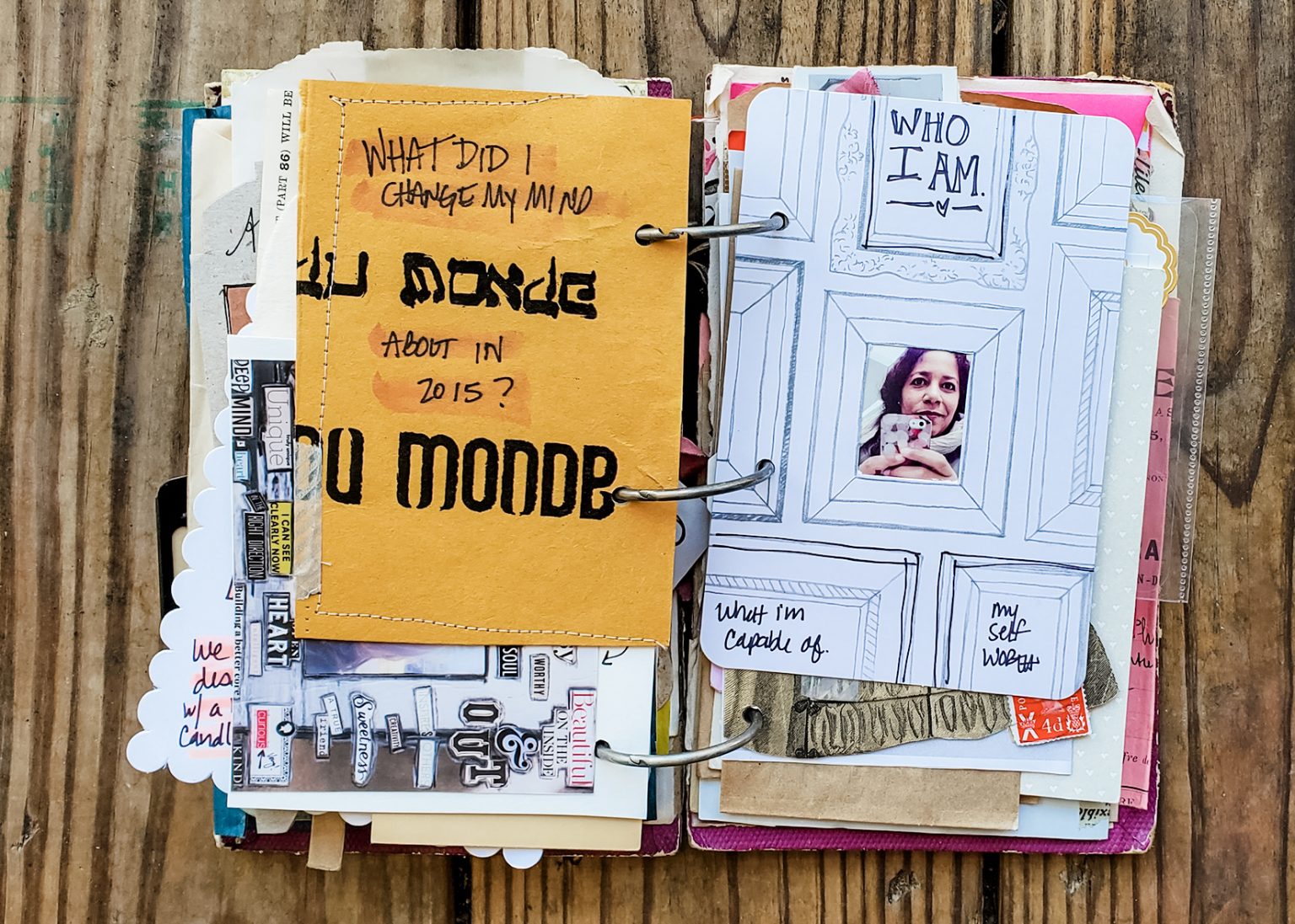 FAVORITE ART JOURNAL SPREADS: RINGED JOURNALS – the soul of hope