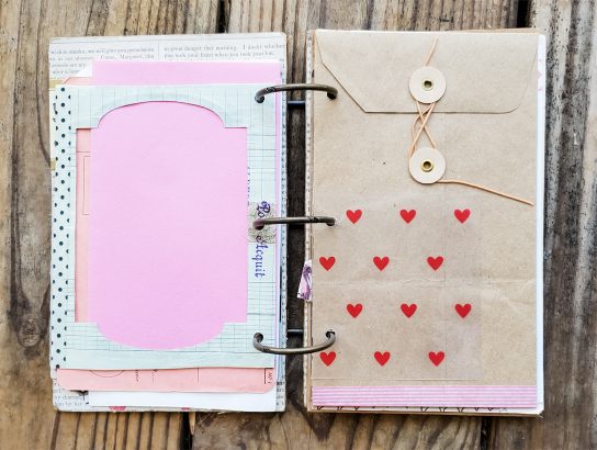 FAVORITE ART JOURNAL SPREADS: RINGED JOURNALS – the soul of hope