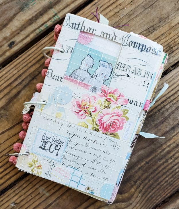 FAVORITE ART JOURNAL SPREADS: RINGED JOURNALS – the soul of hope