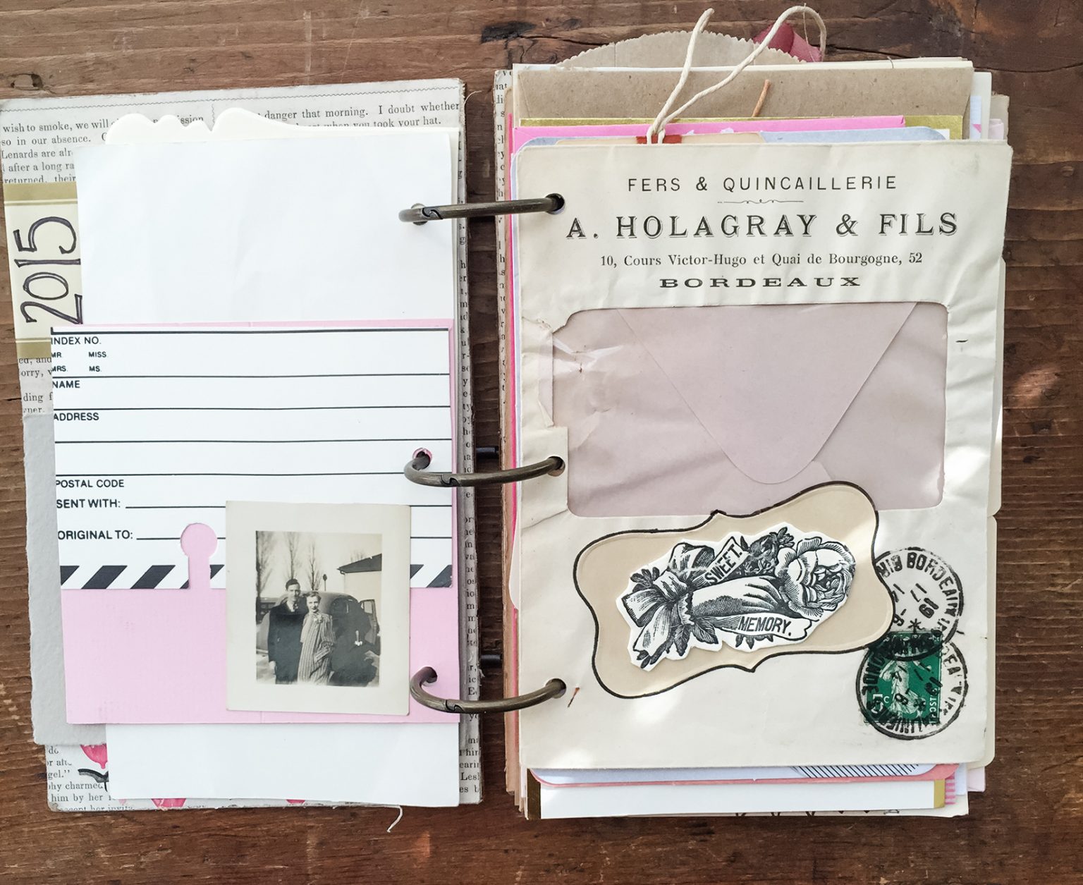 FAVORITE ART JOURNAL SPREADS: RINGED JOURNALS – the soul of hope
