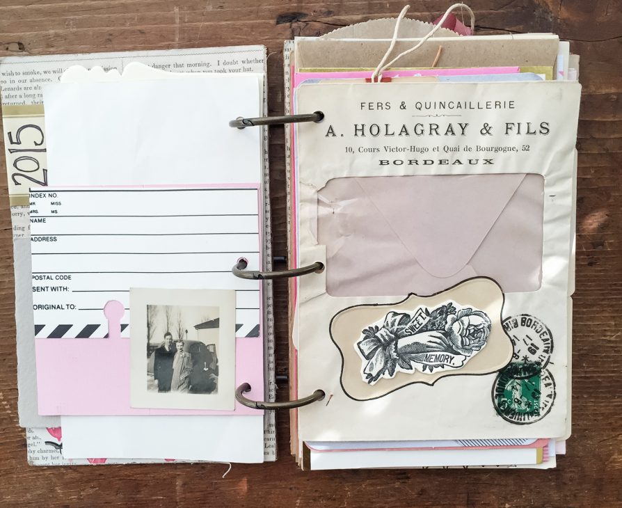 FAVORITE ART JOURNAL SPREADS: RINGED JOURNALS – the soul of hope