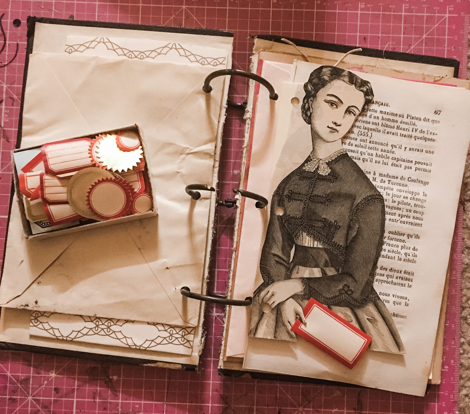 FAVORITE ART JOURNAL SPREADS: RINGED JOURNALS – the soul of hope